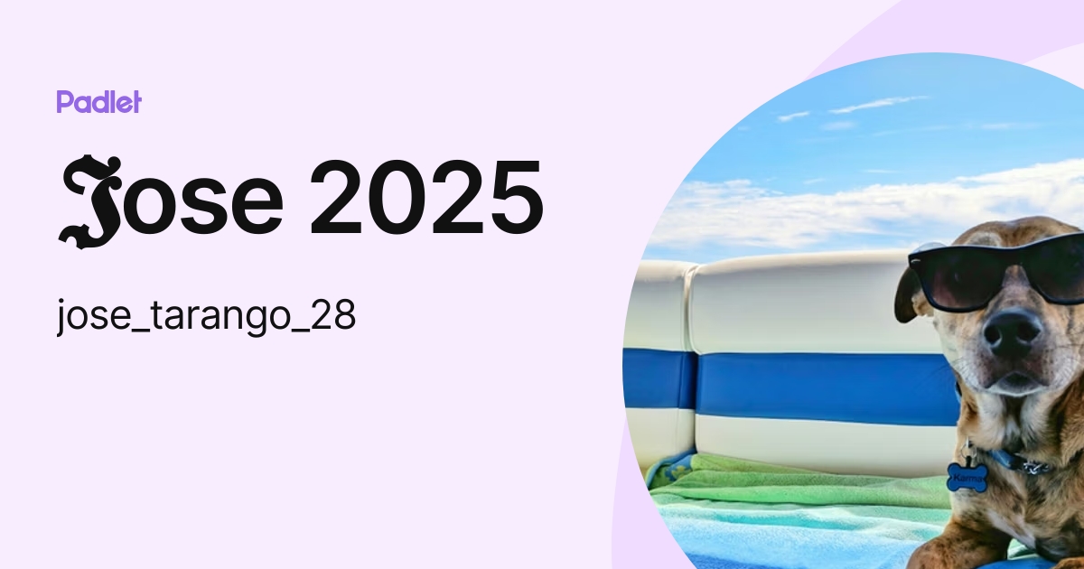 𝕵ose 2024 (jose_tarango_28) profile | Padlet