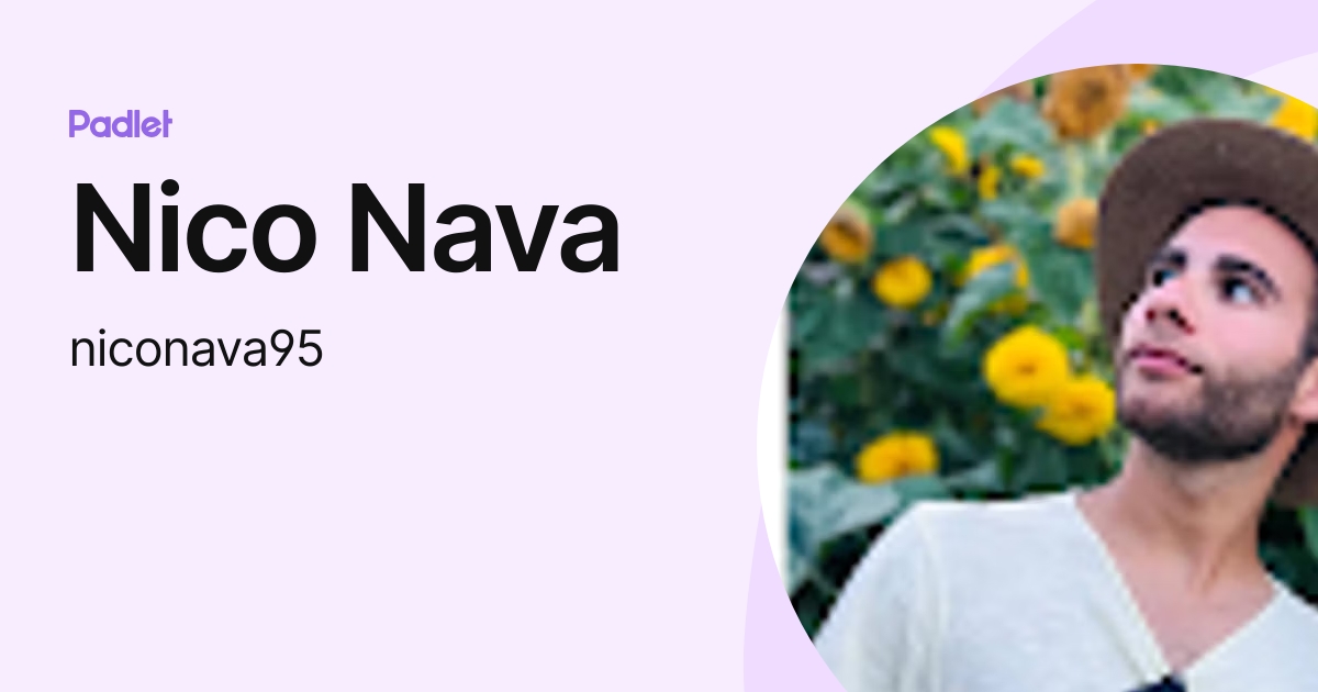 Nico Nava (niconava95) profile | Padlet