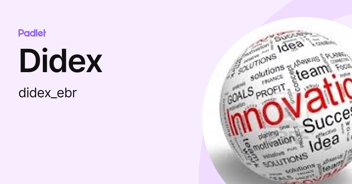 Didex (didex_ebr) profile | Padlet