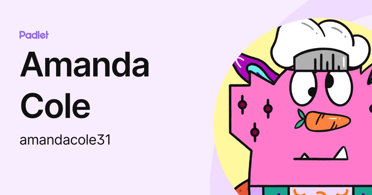Amanda Cole (amandacole31) profile | Padlet