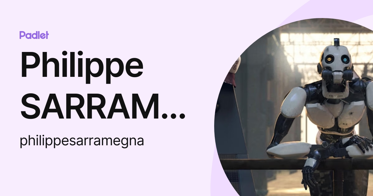 Philippe SARRAMEGNA (philippesarramegna) profile | Padlet