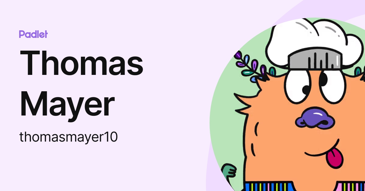 Thomas Mayer (thomasmayer8) profile | Padlet