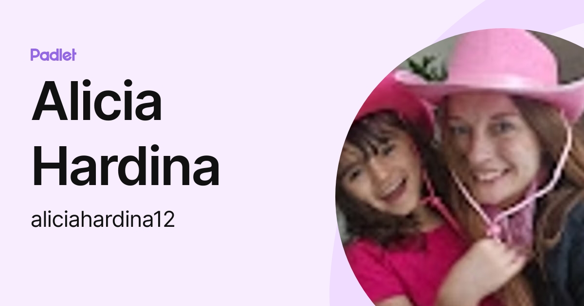Alicia Hardina (aliciahardina12) profile | Padlet