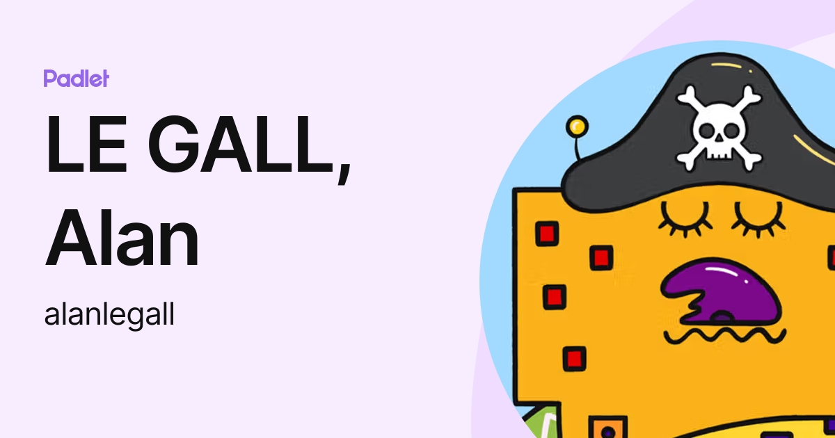 LE GALL, Alan (alanlegall) profile | Padlet