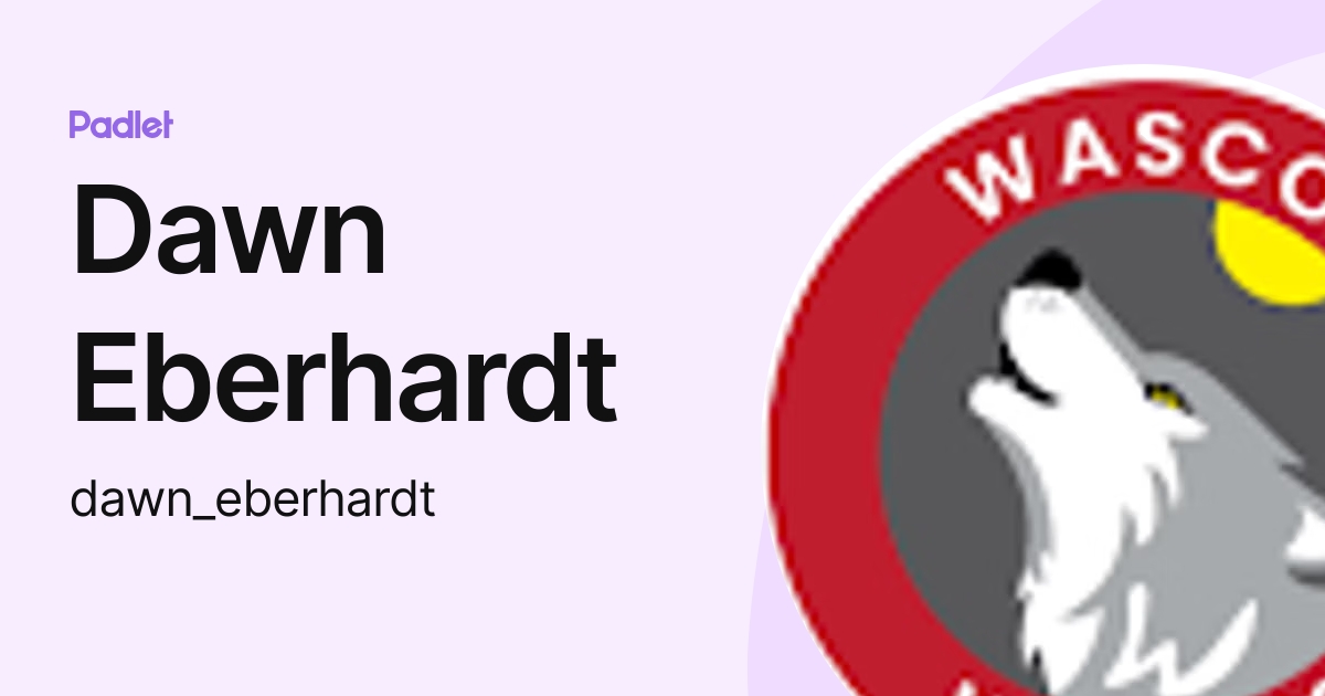 Dawn Eberhardt (dawn_eberhardt) profile | Padlet