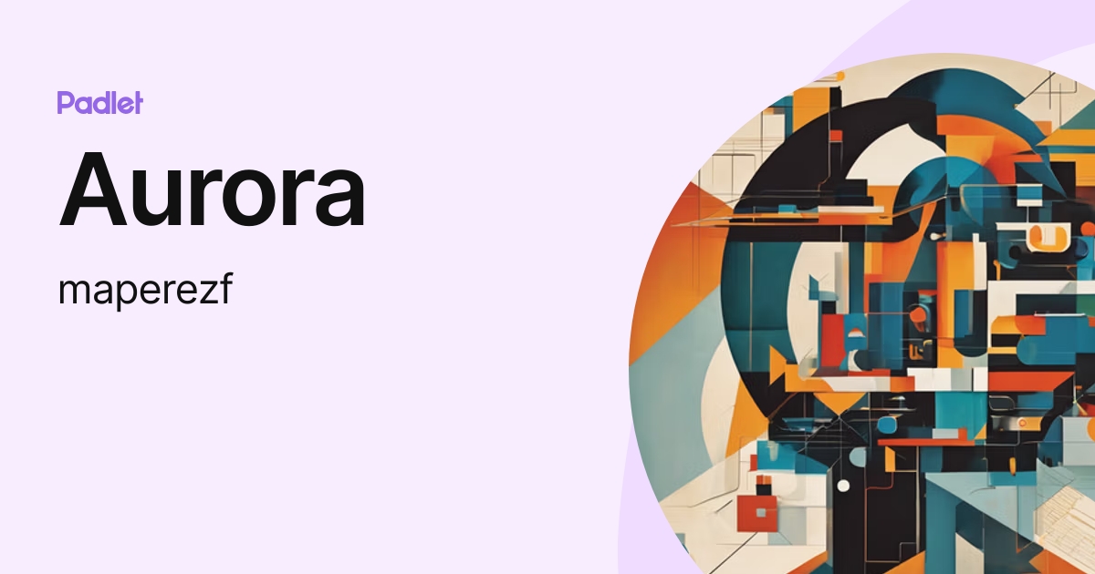 Aurora (maperezf) profile | Padlet