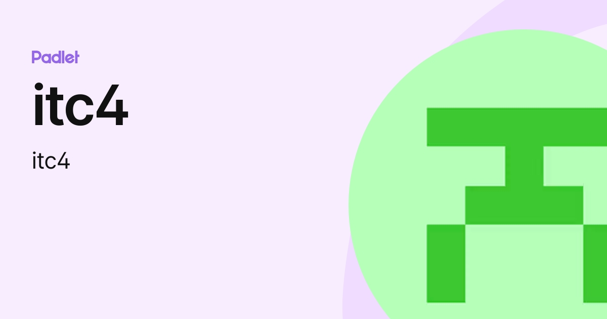 itc4 (itc4) profile | Padlet