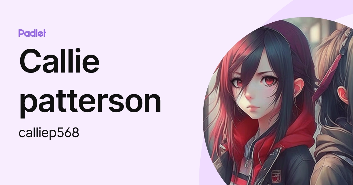 Callie patterson (calliep568) profile | Padlet