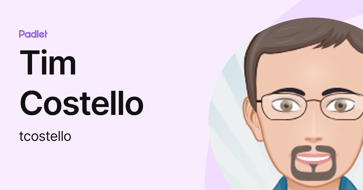 Tim Costello (tcostello) profile | Padlet