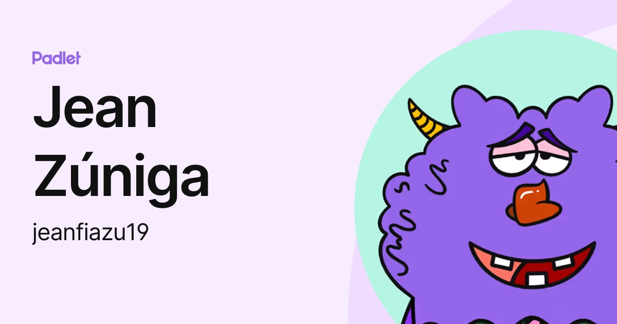 Jean Zúniga (jeanfiazu19) profile | Padlet
