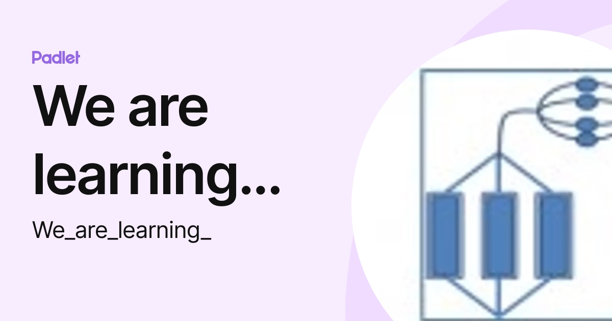 We are learning... (We_are_learning_) profile | Padlet