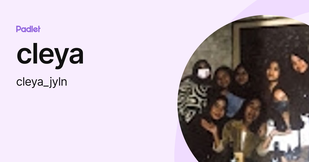 cleya (cleya_jyln) profile | Padlet