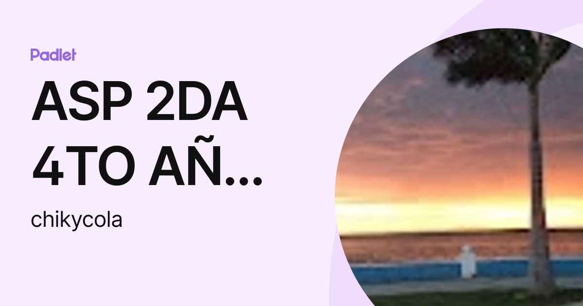 ASP 2DA 4TO AÑO ARREOLA VALDOVINOS FRANCISCO JAVIER (chikycola) profile ...