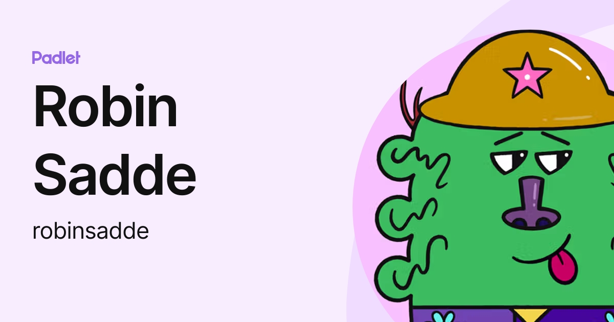 Robin Sadde (robinsadde) profile | Padlet