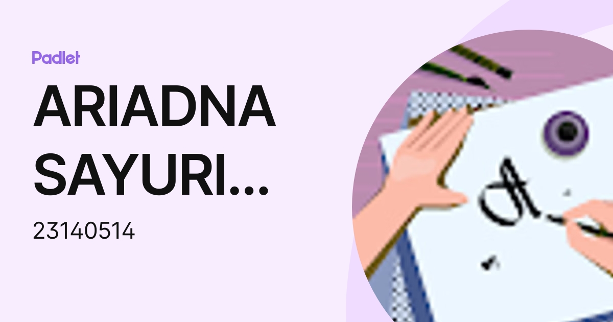 ARIADNA SAYURI ALVARADO TORRES (23140514) profile | Padlet