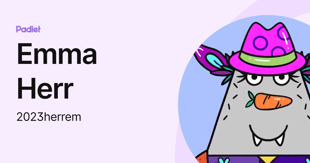 Emma Herr (2023herrem) profile | Padlet