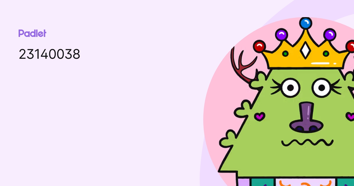 23140038 profile | Padlet