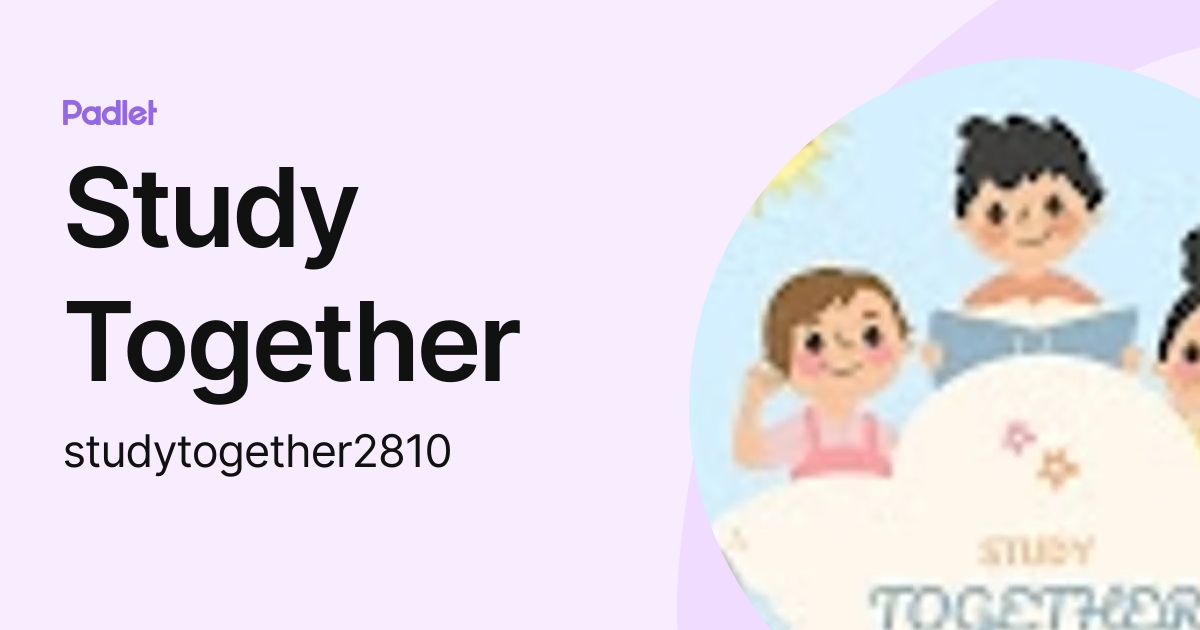 Study Together (studytogether2810) profile | Padlet