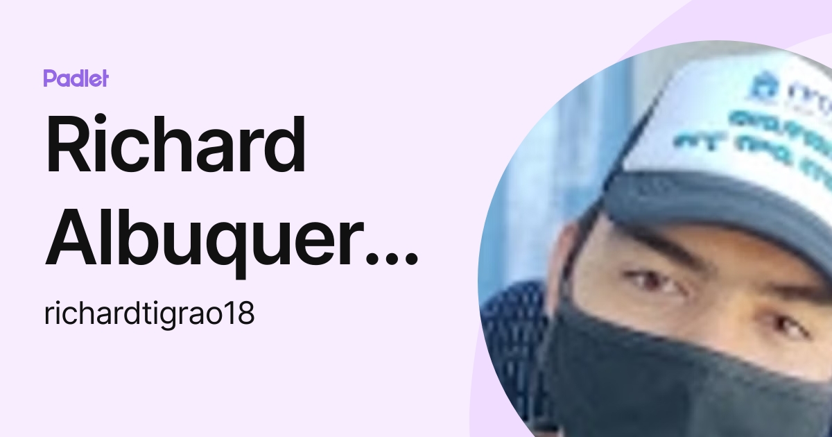 Richard Albuquerque (richardtigrao18) profile | Padlet