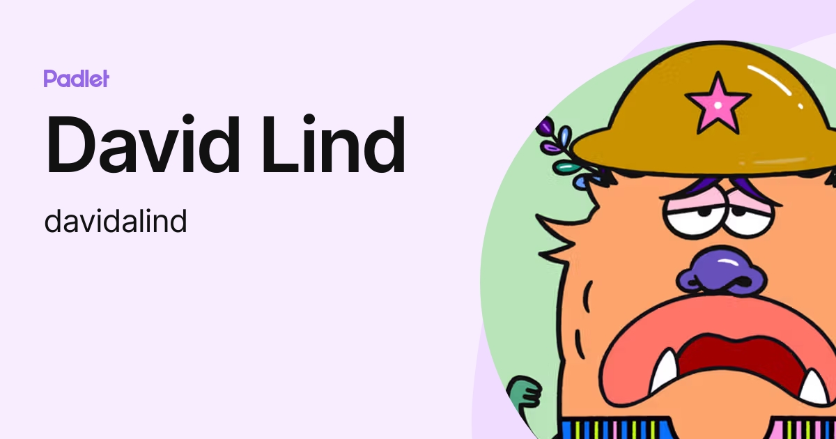 David Lind (davidalind) profile | Padlet