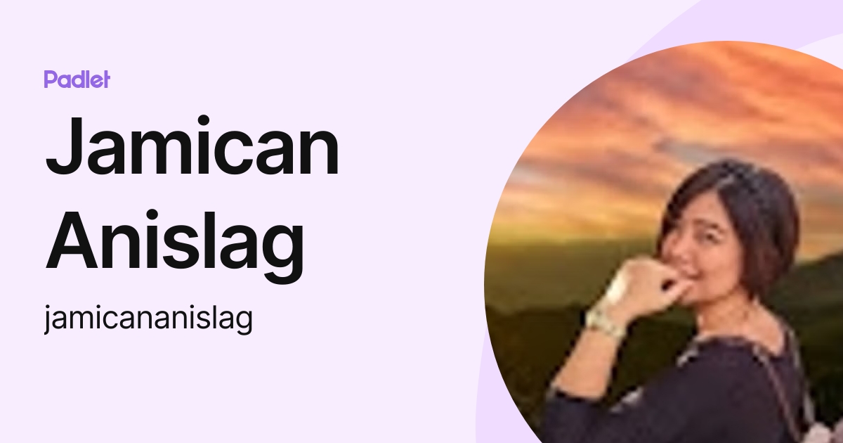 Jamican Anislag (jamicananislag) profile | Padlet