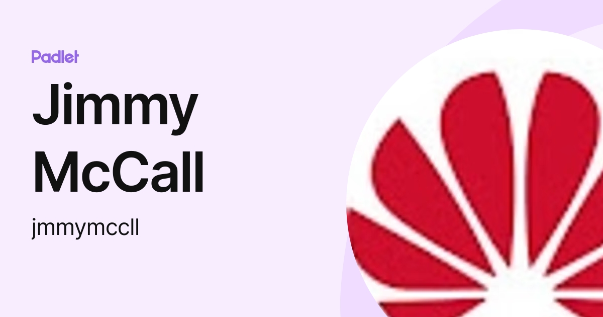 Jimmy McCall (jmmymccll) profile | Padlet