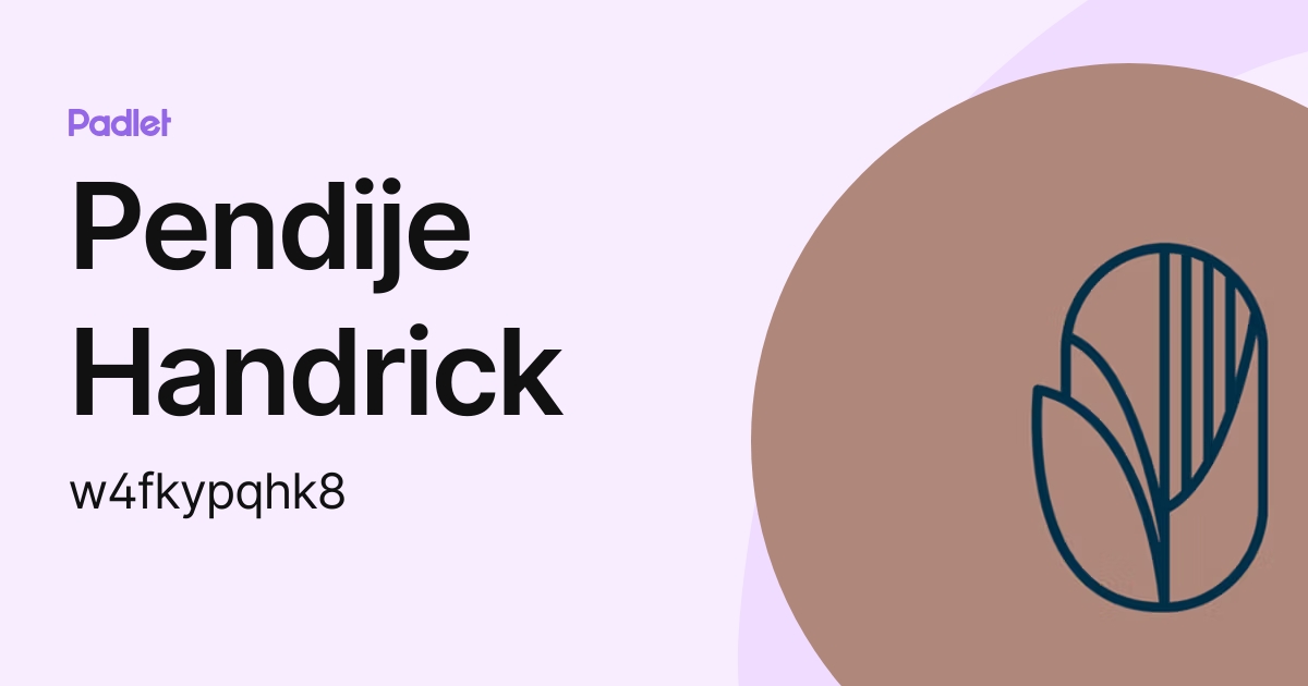 Pendije Handrick (w4fkypqhk8) profile | Padlet