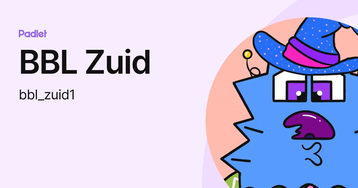 BBL Zuid (bbl_zuid1) profile | Padlet