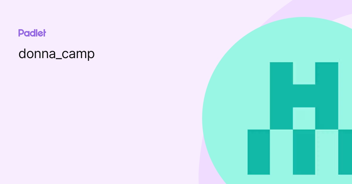 donna_camp profile | Padlet