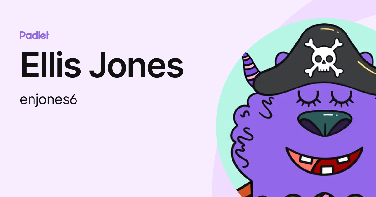 Ellis Jones (enjones7) profile | Padlet