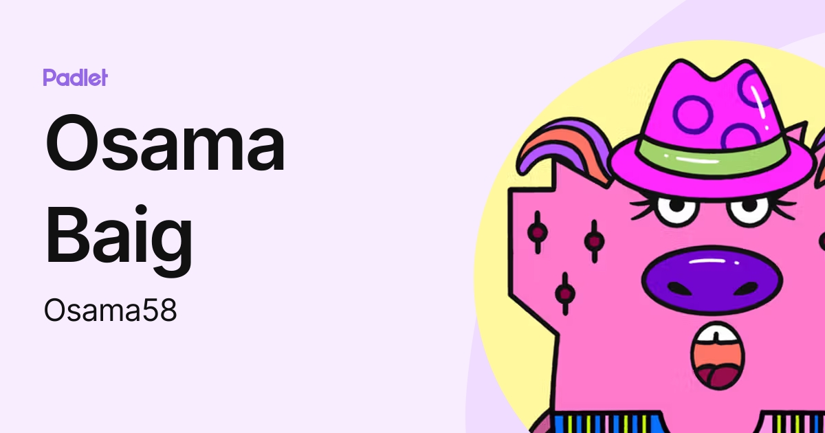 Osama Baig (Osama58) profile | Padlet