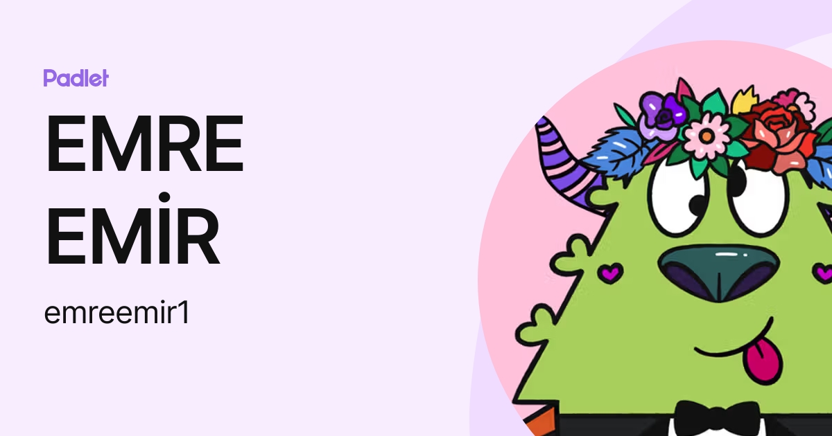 EMRE EMİR (emreemir1) profile | Padlet