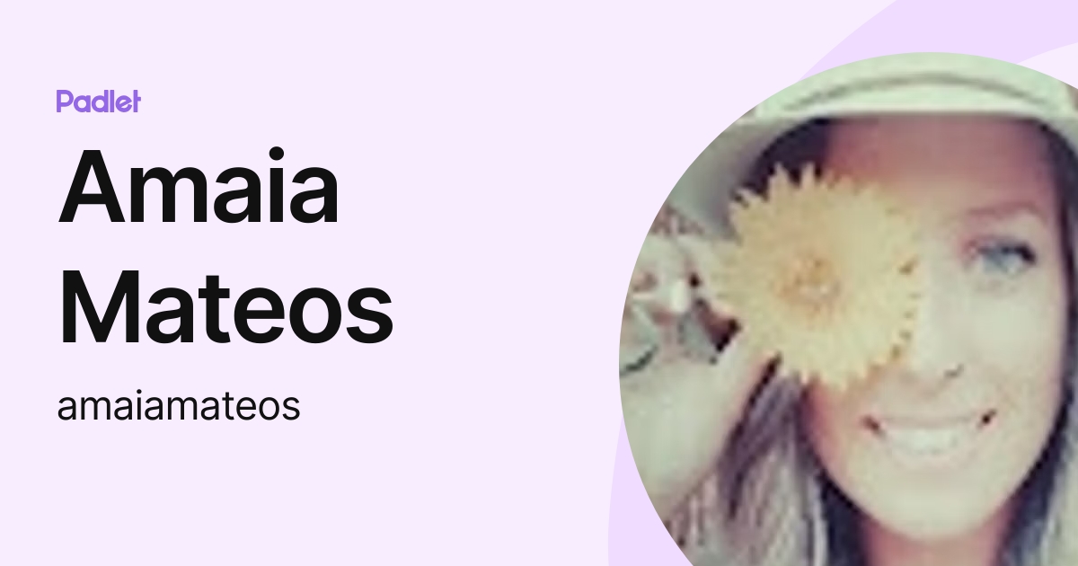 Amaia Mateos (amaiamateos) profile | Padlet