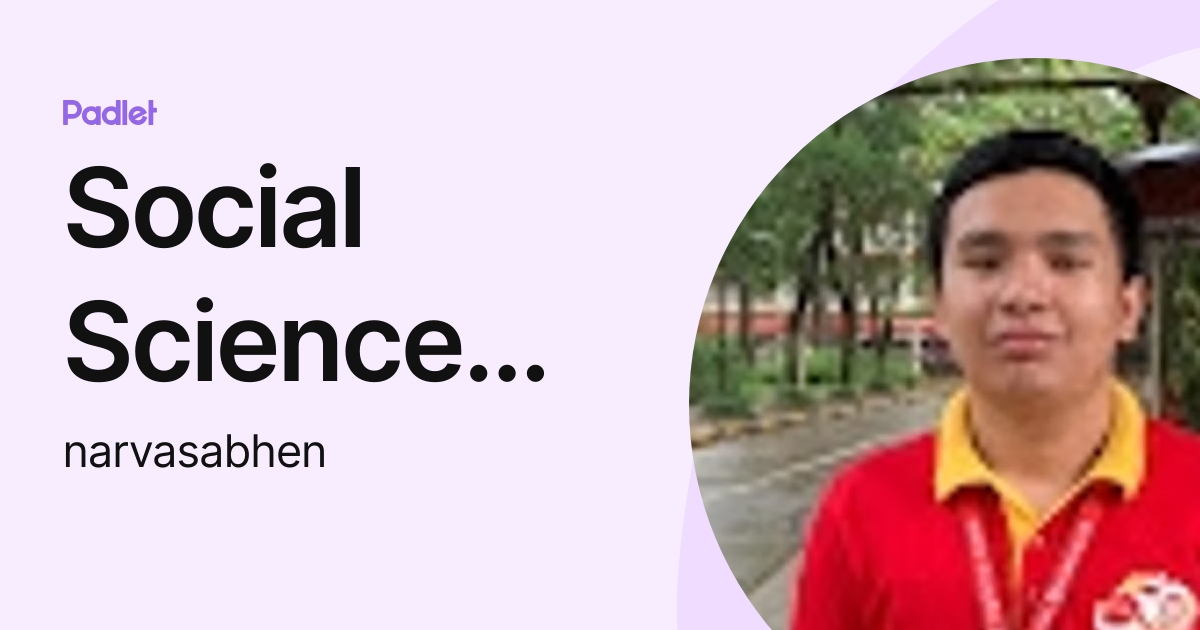 Social Science Club (narvasabhen) profile | Padlet