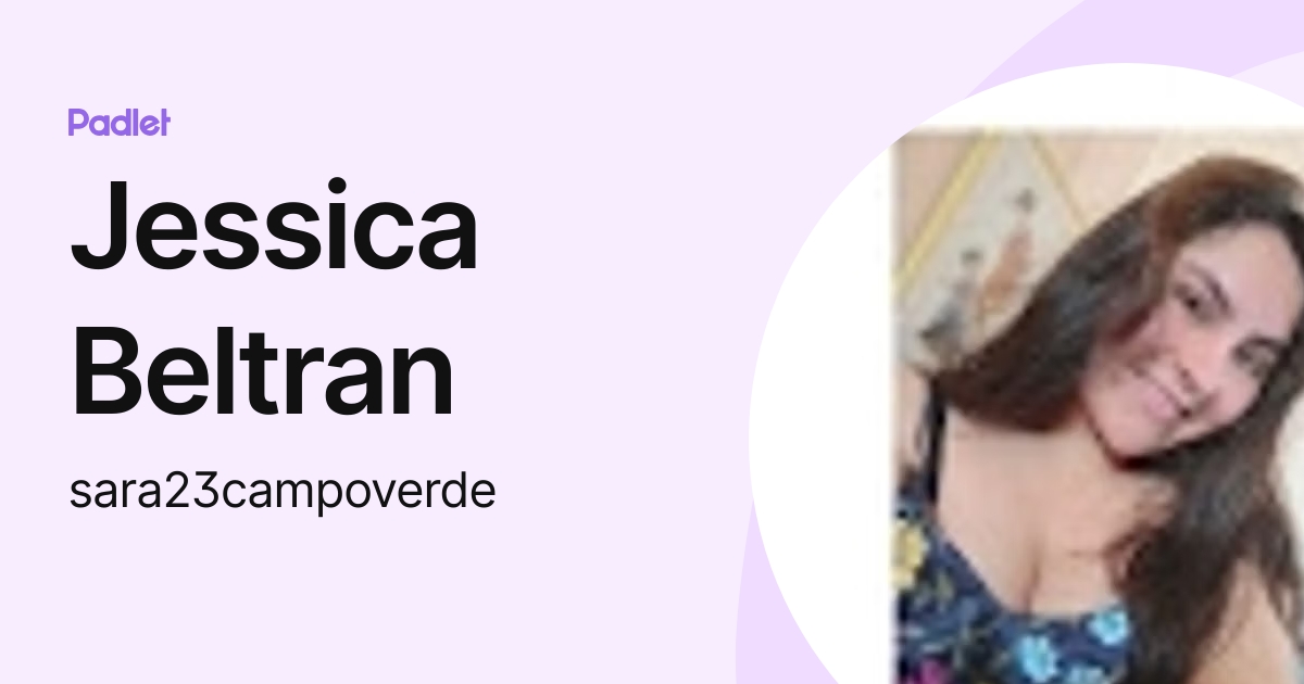 Jessica Beltran (sara23campoverde) profile | Padlet