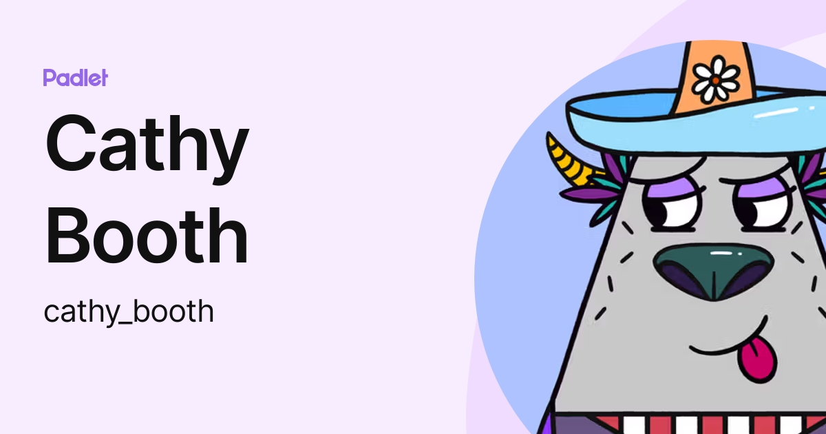 Cathy Booth (cathy_booth) profile | Padlet