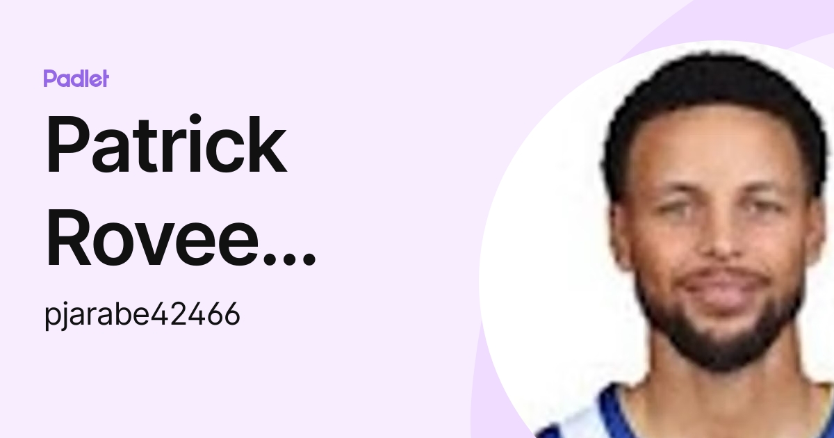 Patrick Rovee Jarabe (pjarabe42466) profile | Padlet