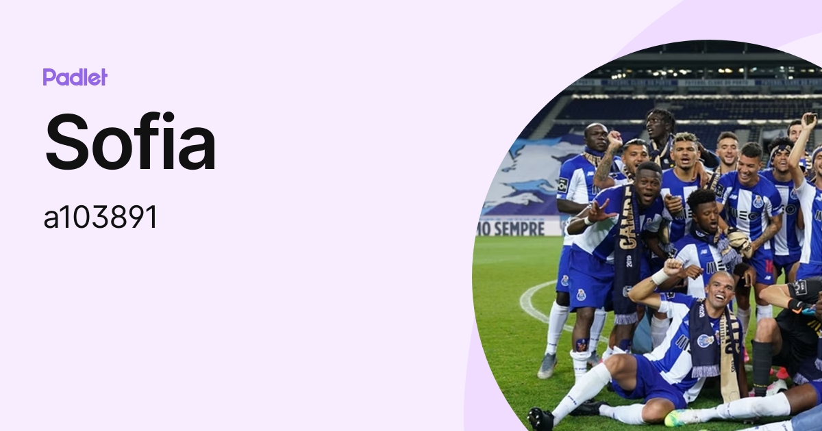 Sofia (a103891) profile | Padlet