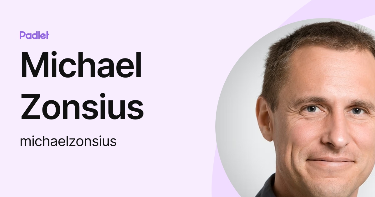 Michael Zonsius (michaelzonsius) profile | Padlet