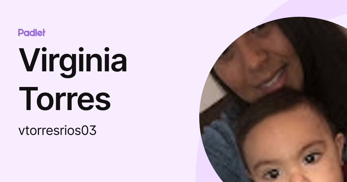 Virginia Torres (vtorresrios03) profile | Padlet
