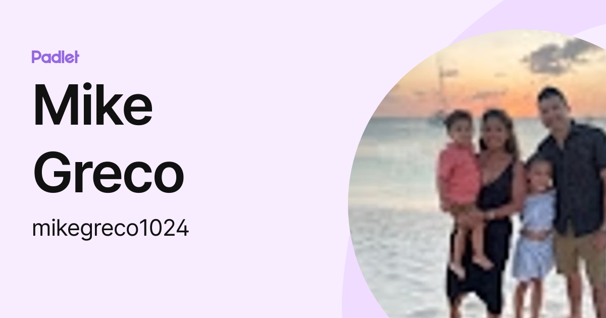 Mike Greco (mikegreco1024) profile | Padlet