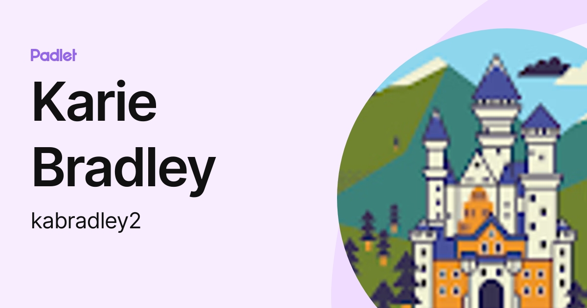 Karie Bradley (kabradley2) profile | Padlet