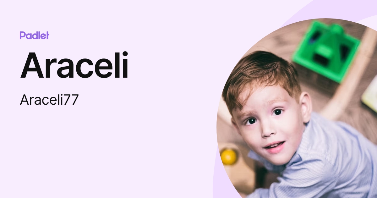 Araceli (Araceli77) profile | Padlet