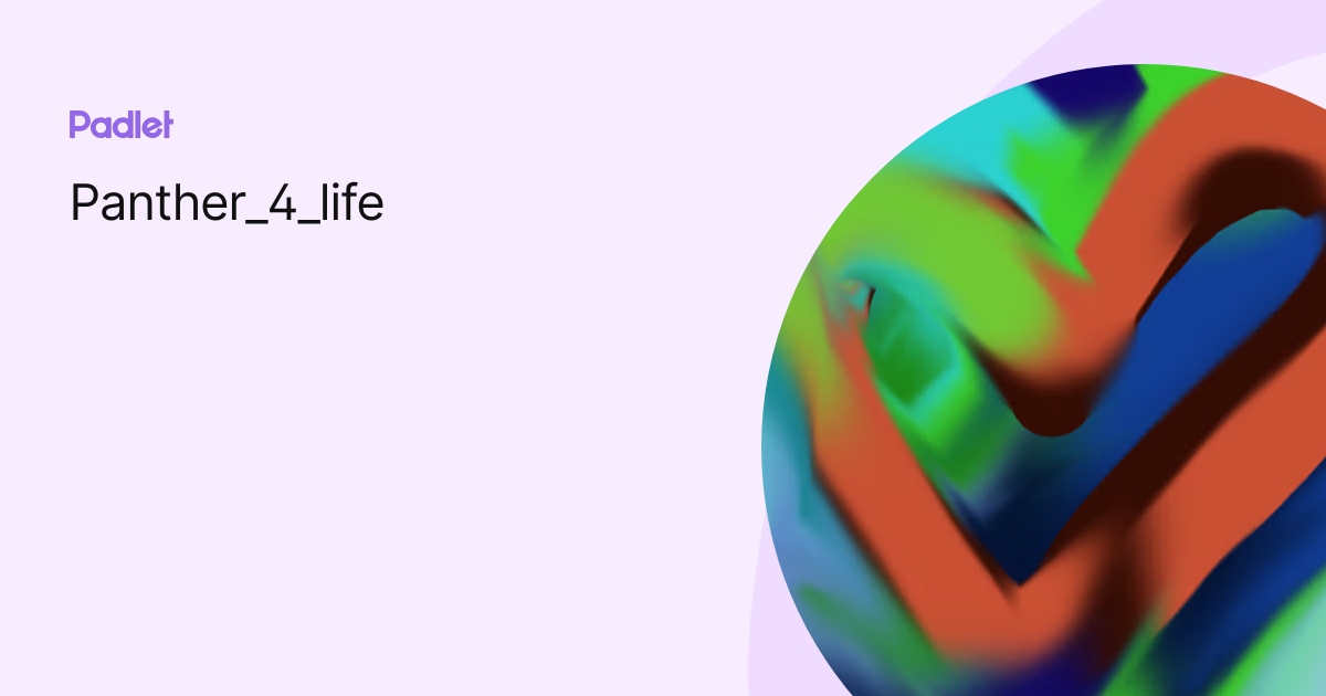 Panther_4_life profile | Padlet