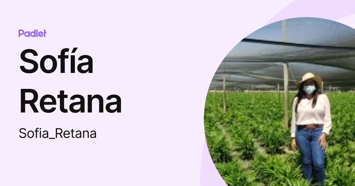 Sofía Retana (Sofia_Retana) profile | Padlet