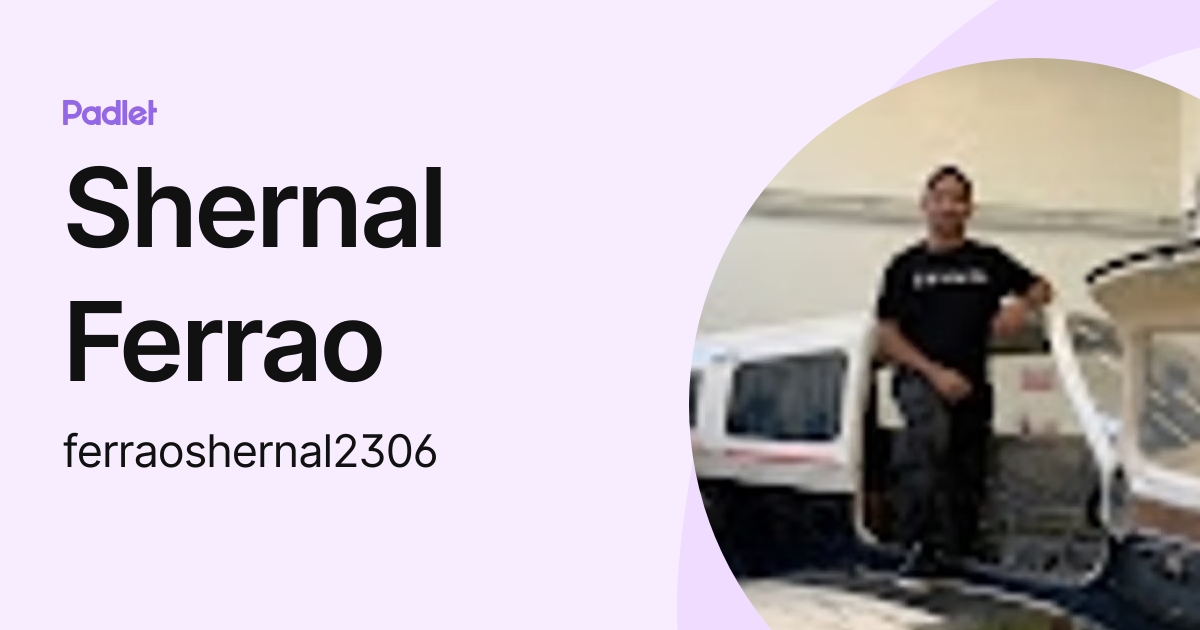 Shernal Ferrao (ferraoshernal2306) profile | Padlet