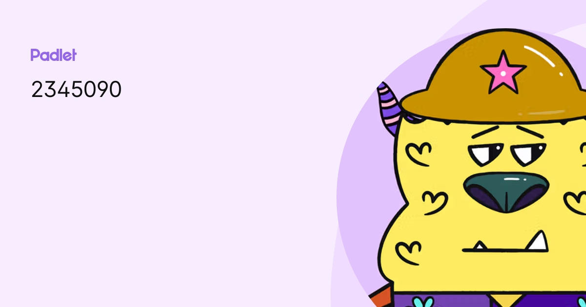 2345090 Profile Padlet