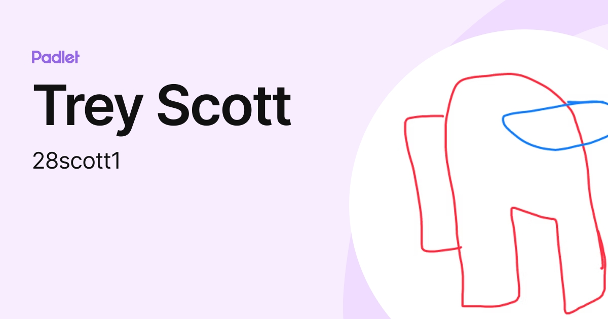 Trey Scott (28scott1) profile | Padlet