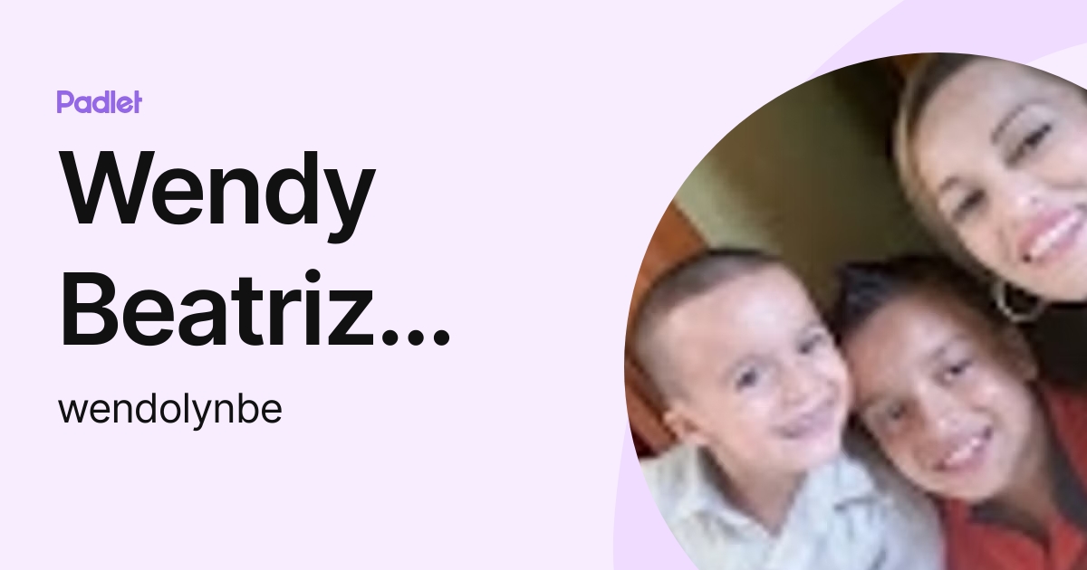 Wendy Beatriz Medina Lemus (wendolynbe) profile | Padlet