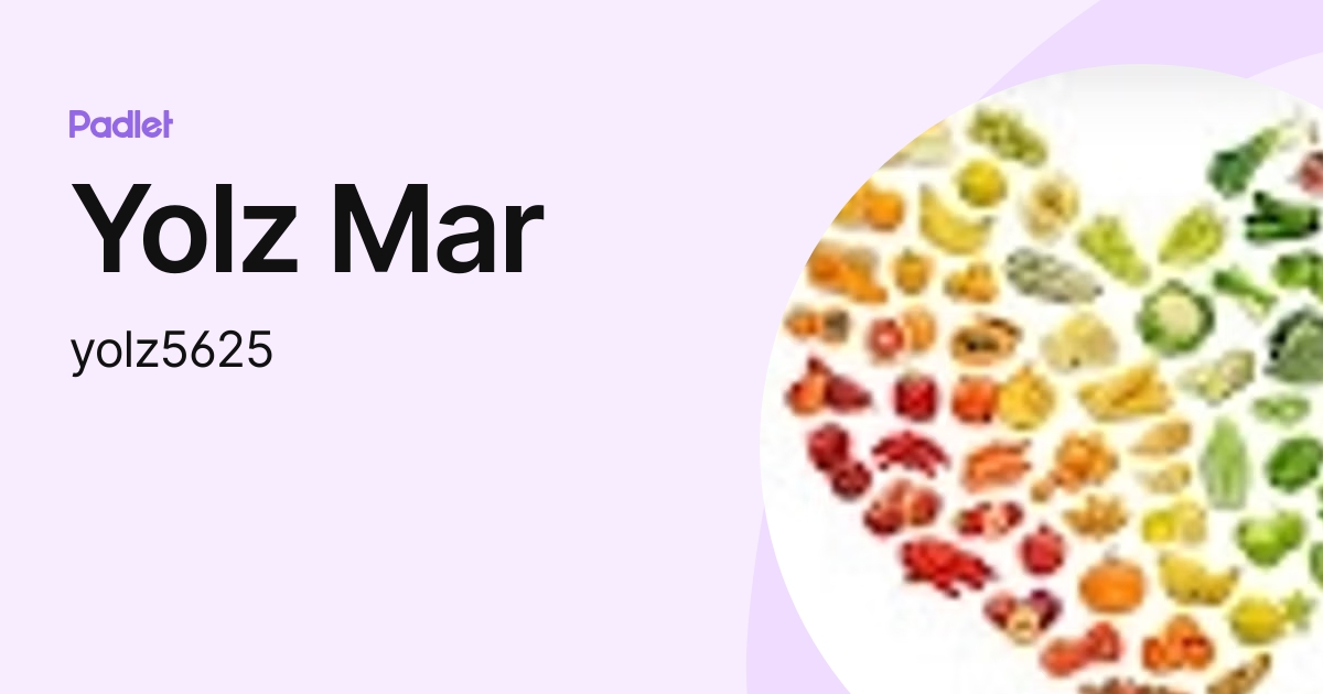 Yolz Mar (yolz5625) profile | Padlet